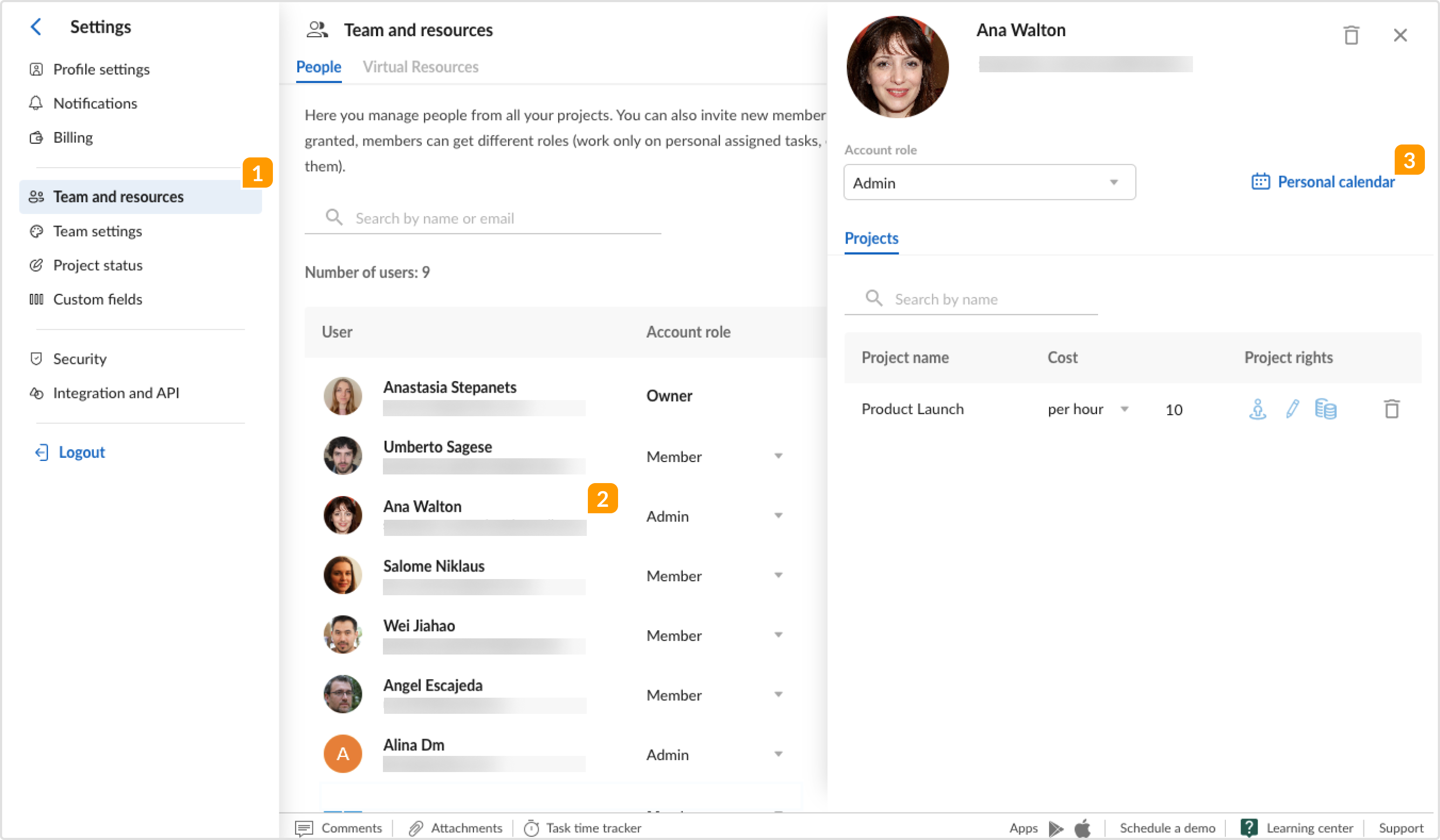 Setting up personal calendars – GanttPRO Knowledge Base